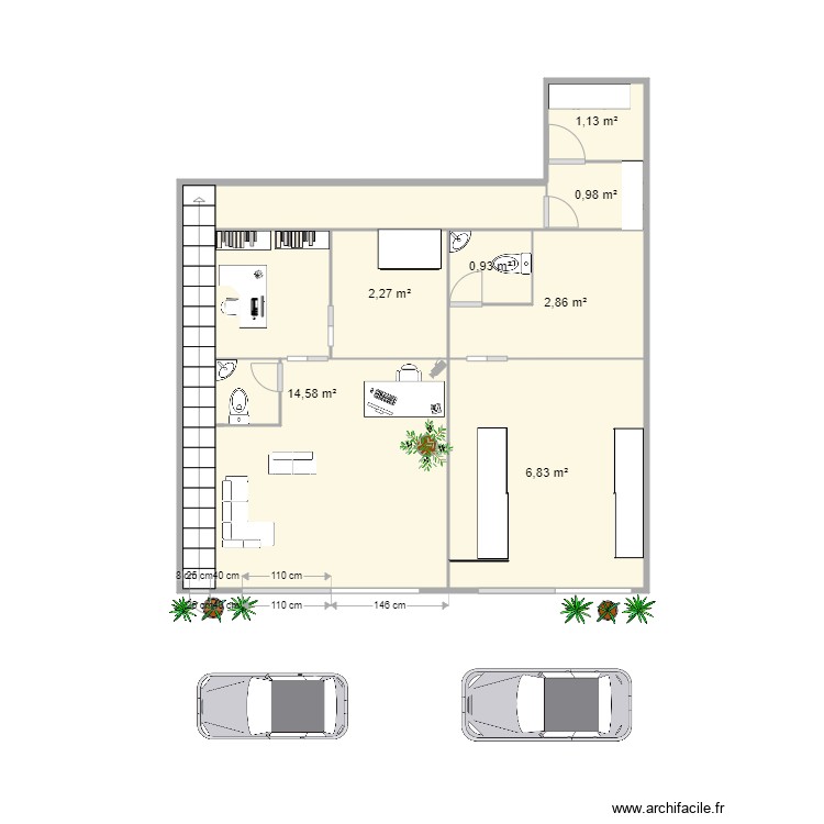 Plano de – Plano 1 – Por Alexia Mon ️ | ArchiFacile
