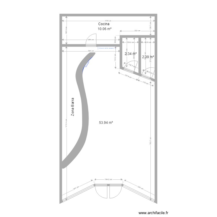 floor plan – 55140 Antes Modificacion – By Jorgefero ️ | ArchiFacile
