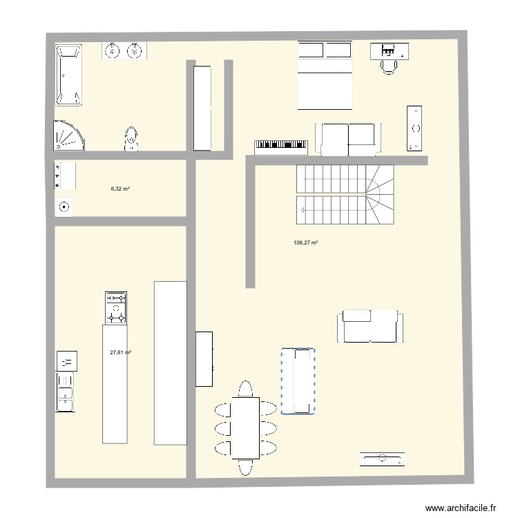 floor plan – Plan1gf – By Rishen singh ️ | ArchiFacile