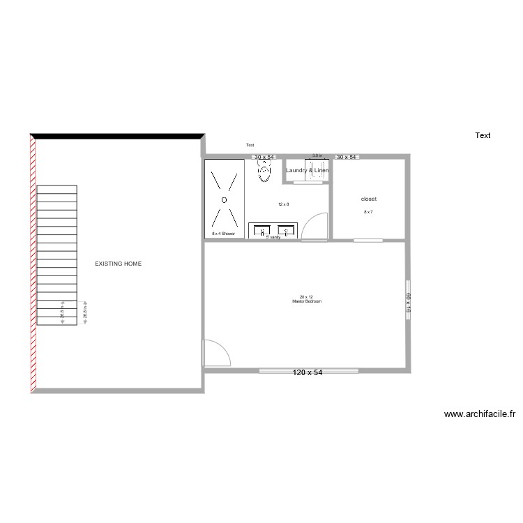 floor plan – Joyce and Rob upstairs Final – By npmvt ️ | ArchiFacile