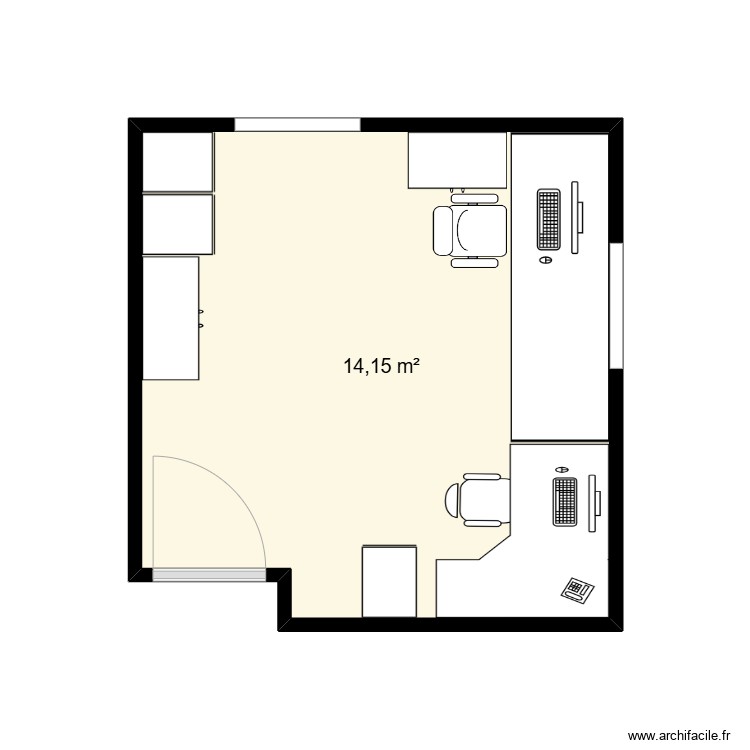 floor plan – STK - Exam Office (Existing) – By Mulree774 ️ | ArchiFacile