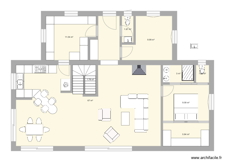 Floor plan FREE - Software ArchiFacile