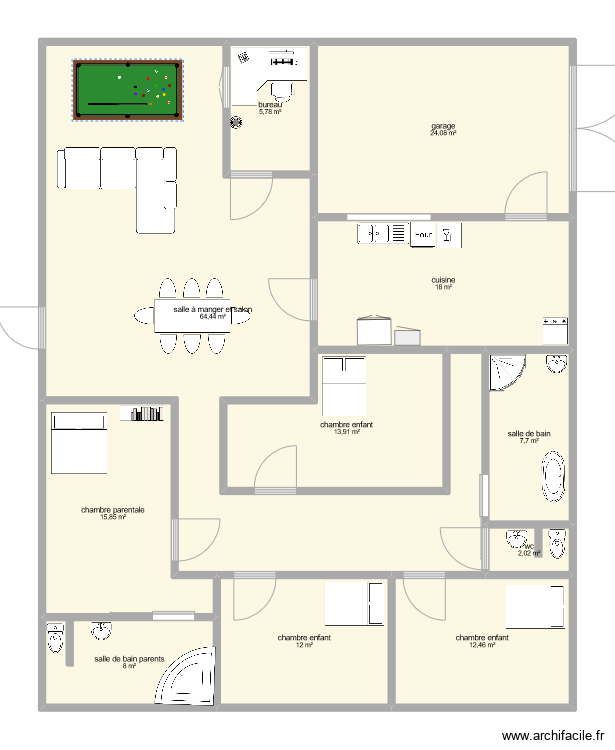 Floor plan FREE - Software ArchiFacile
