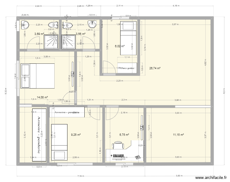 Floor plan FREE - Software ArchiFacile